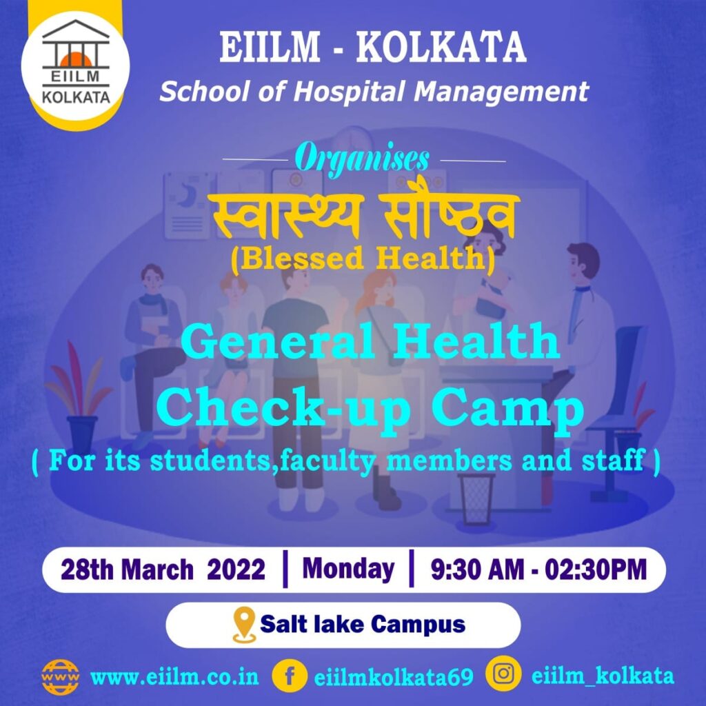 GENERAL HEALTH CHECK-UP CAMP for the STUDENTS - EIILM Kolkata